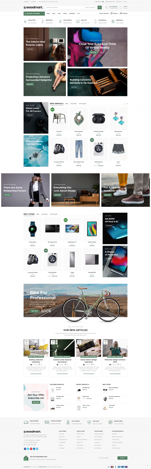 ธีมเว็บไซต์ Wordpress หมวดหมู่ ecommerce | Nextstead Co., Ltd